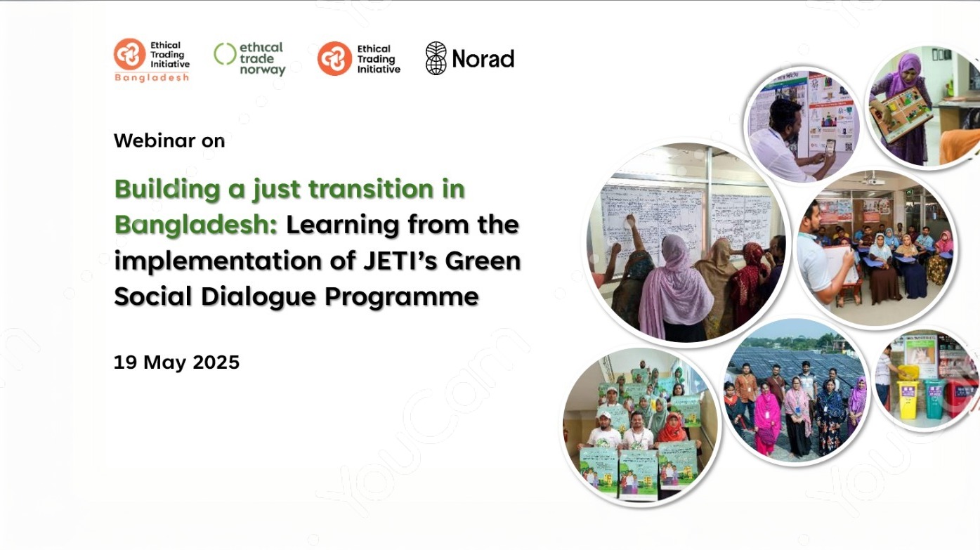 Building a Just Transition in Bangladesh: Learning from JETI’s Green ...
